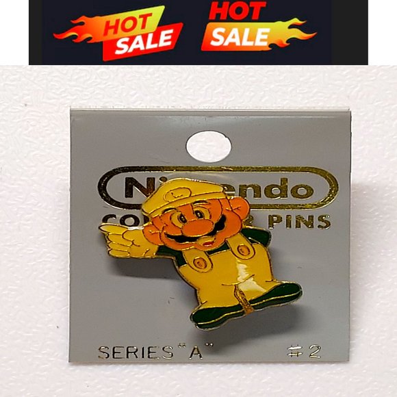 Nintendo | Jewelry | Nintendo Collectors Pins Mario Bros Series A 2 ...
